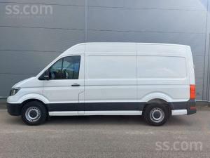 White Volkswagen Crafter 2018 in Riga, with an engine capacity of 2.00 L and mileage of 291 thousand km for 14399 €, photo  on AUTOMOTO.COM.LV