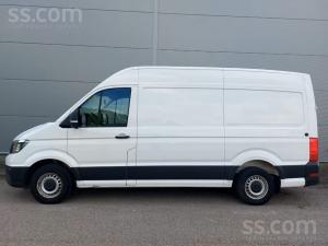White Volkswagen Crafter 2018 in Riga, with an engine capacity of 2.00 L and mileage of 274 thousand km for 12705 €, photo  on AUTOMOTO.COM.LV