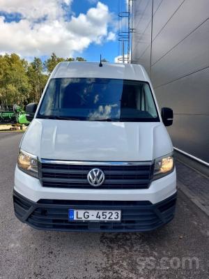White Volkswagen Crafter 2018 in Riga, with an engine capacity of 2.00 L and mileage of 274 thousand km for 12705 €, photo 4 on AUTOMOTO.COM.LV