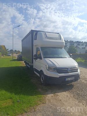 White Volkswagen Crafter 2018 in Bauska, with an engine capacity of 2.00 L and mileage of 476 thousand km for 12000 €, photo 3 on AUTOMOTO.COM.LV