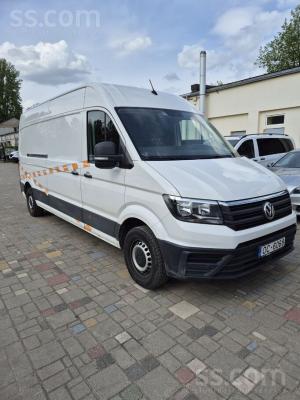 White Volkswagen Crafter 2019 in Riga, with an engine capacity of 2.00 L and mileage of 189 thousand km for 20449 €, photo 2 on AUTOMOTO.COM.LV