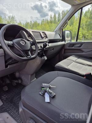 White Volkswagen Crafter 2019 in Riga, with an engine capacity of 2.00 L and mileage of 189 thousand km for 20449 €, photo 7 on AUTOMOTO.COM.LV