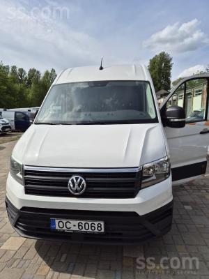 White Volkswagen Crafter 2019 in Riga, with an engine capacity of 2.00 L and mileage of 189 thousand km for 20449 €, photo 10 on AUTOMOTO.COM.LV
