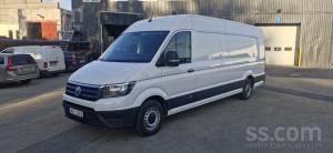 White Volkswagen Crafter 2019 in Riga, with an engine capacity of 2.00 L and mileage of 299 thousand km for 14000 €, photo  on AUTOMOTO.COM.LV