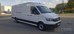 White Volkswagen Crafter 2019 in Riga, with an engine capacity of 2.00 L and mileage of 299 thousand km for 14000 €, photo 3 on AUTOMOTO.COM.LV