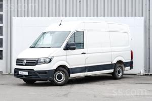 White Volkswagen Crafter 2019 in Riga, with an engine capacity of 2.00 L and mileage of 189 thousand km for 12900 €, photo  on AUTOMOTO.COM.LV