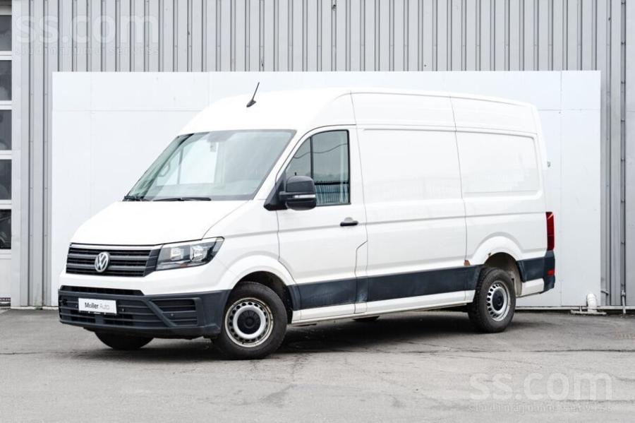 White Volkswagen Crafter 2019 in Riga, with an engine capacity of 2.00 L and mileage of 189 thousand km for 12900 €, photo 1 on AUTOMOTO.COM.LV