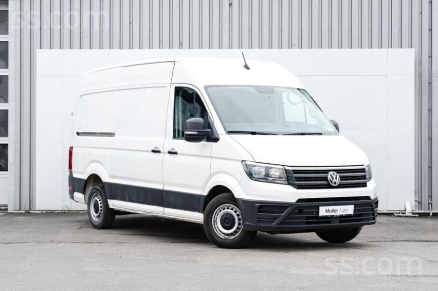 White Volkswagen Crafter 2019 in Riga, with an engine capacity of 2.00 L and mileage of 189 thousand km for 12900 €, photo 3 on AUTOMOTO.COM.LV