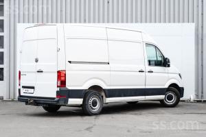 White Volkswagen Crafter 2019 in Riga, with an engine capacity of 2.00 L and mileage of 189 thousand km for 12900 €, photo 5 on AUTOMOTO.COM.LV