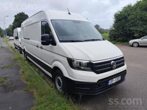 White Volkswagen Crafter 2019 in Riga, with an engine capacity of 2.00 L and mileage of 247 thousand km for 16100 €, photo  on AUTOMOTO.COM.LV