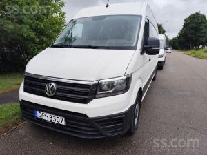 White Volkswagen Crafter 2019 in Riga, with an engine capacity of 2.00 L and mileage of 247 thousand km for 16100 €, photo 3 on AUTOMOTO.COM.LV