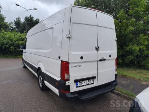 White Volkswagen Crafter 2019 in Riga, with an engine capacity of 2.00 L and mileage of 247 thousand km for 16100 €, photo 7 on AUTOMOTO.COM.LV