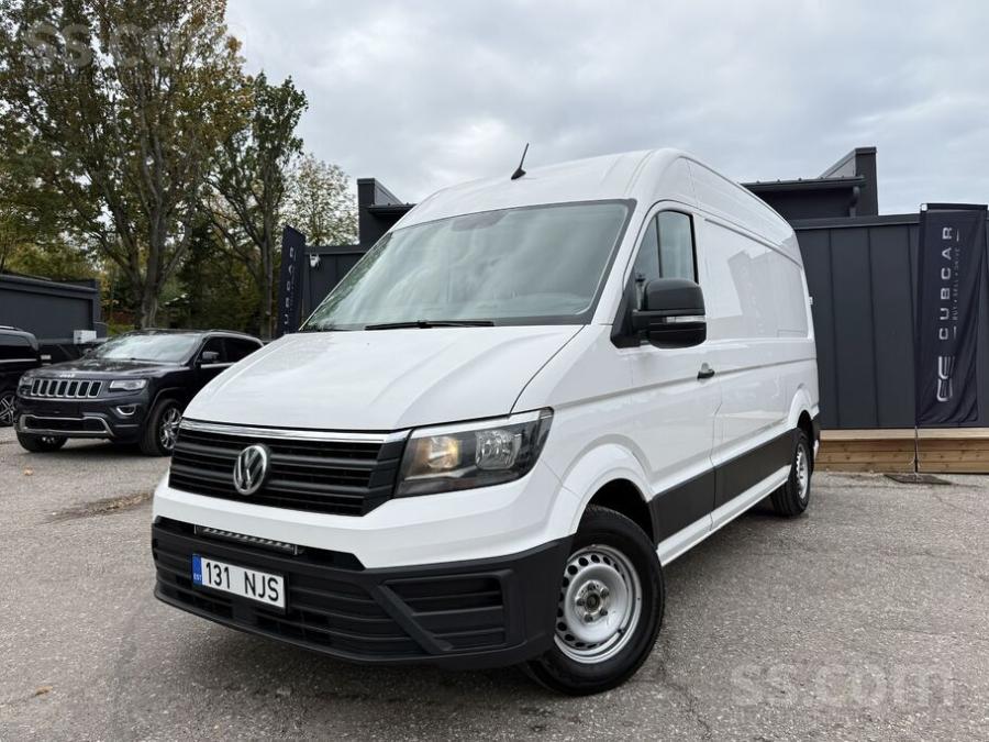 White Volkswagen Crafter 2019 in Tallinn, with an engine capacity of 2.00 L and mileage of 346 thousand km for 10999 €, photo 3 on AUTOMOTO.COM.LV