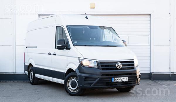 White Volkswagen Crafter 2020 in Riga, with an engine capacity of 2.00 L and mileage of 146 thousand km for 17850 €, photo 2 on AUTOMOTO.COM.LV
