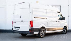 White Volkswagen Crafter 2020 in Riga, with an engine capacity of 2.00 L and mileage of 146 thousand km for 17850 €, photo 3 on AUTOMOTO.COM.LV