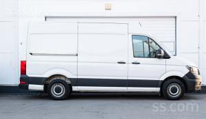 White Volkswagen Crafter 2020 in Riga, with an engine capacity of 2.00 L and mileage of 146 thousand km for 17850 €, photo 5 on AUTOMOTO.COM.LV