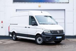 White Volkswagen Crafter 2020 in Riga, with an engine capacity of 0.00 L and mileage of 68 thousand km for 14250 €, photo 2 on AUTOMOTO.COM.LV