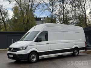 White Volkswagen Crafter 2020 in Tallinn, with an engine capacity of 2.00 L and mileage of 483 thousand km for 13999 €, photo  on AUTOMOTO.COM.LV
