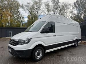 White Volkswagen Crafter 2020 in Tallinn, with an engine capacity of 2.00 L and mileage of 483 thousand km for 13999 €, photo 4 on AUTOMOTO.COM.LV