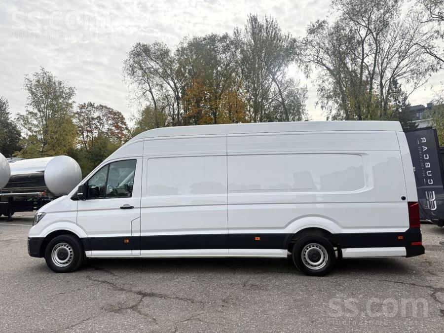 White Volkswagen Crafter 2020 in Tallinn, with an engine capacity of 2.00 L and mileage of 454 thousand km for 14500 €, photo 4 on AUTOMOTO.COM.LV
