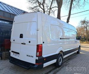 White Volkswagen Crafter 2021 in Riga, with an engine capacity of 2.00 L and mileage of 0 thousand km for 27225 €, photo 8 on AUTOMOTO.COM.LV