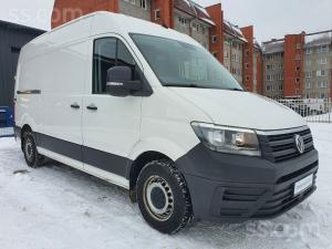 White Volkswagen Crafter 2021 in Jelgava, with an engine capacity of 2.00 L and mileage of 124 thousand km for 16000 €, photo 4 on AUTOMOTO.COM.LV