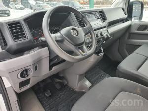 White Volkswagen Crafter 2021 in Jelgava, with an engine capacity of 2.00 L and mileage of 124 thousand km for 16000 €, photo 12 on AUTOMOTO.COM.LV