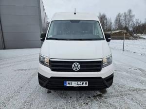 White Volkswagen Crafter 2021 in Jekabpils, with an engine capacity of 2.00 L and mileage of 154 thousand km for 19990 €, photo 3 on AUTOMOTO.COM.LV
