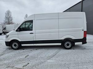 White Volkswagen Crafter 2021 in Jekabpils, with an engine capacity of 2.00 L and mileage of 154 thousand km for 19990 €, photo 9 on AUTOMOTO.COM.LV