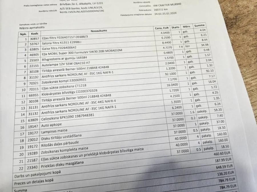 Balts Volkswagen Crafter 2021 Jēkabpils, ar dzinēja tilpumu 2.00 L un nobraukumu 190 tūkst. km par 17990 €, foto 26 vietnē AUTOMOTO.COM.LV