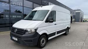 White Volkswagen Crafter 2021 in Riga, with an engine capacity of 2.00 L and mileage of 120 thousand km for 15900 €, photo  on AUTOMOTO.COM.LV