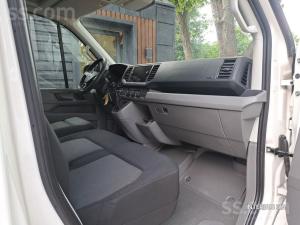 White Volkswagen Crafter 2021 in Riga, with an engine capacity of 2.00 L and mileage of 0 thousand km for 21175 €, photo 13 on AUTOMOTO.COM.LV