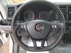 White Volkswagen Crafter 2021 in Riga, with an engine capacity of 2.00 L and mileage of 0 thousand km for 21175 €, photo 17 on AUTOMOTO.COM.LV