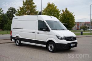 White Volkswagen Crafter 2021 in Riga, with an engine capacity of 2.00 L and mileage of 199 thousand km for 17300 €, photo 1 on AUTOMOTO.COM.LV