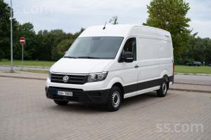 White Volkswagen Crafter 2021 in Riga, with an engine capacity of 2.00 L and mileage of 199 thousand km for 17300 €, photo 4 on AUTOMOTO.COM.LV
