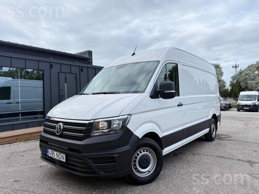 White Volkswagen Crafter 2022 in Tallinn, with an engine capacity of 2.00 L and mileage of 214 thousand km for 16990 €, photo 1 on AUTOMOTO.COM.LV