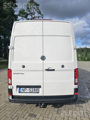 White Volkswagen Crafter 2023 in Valka, with an engine capacity of 2.00 L and mileage of 12 thousand km for 33999 €, photo 12 on AUTOMOTO.COM.LV
