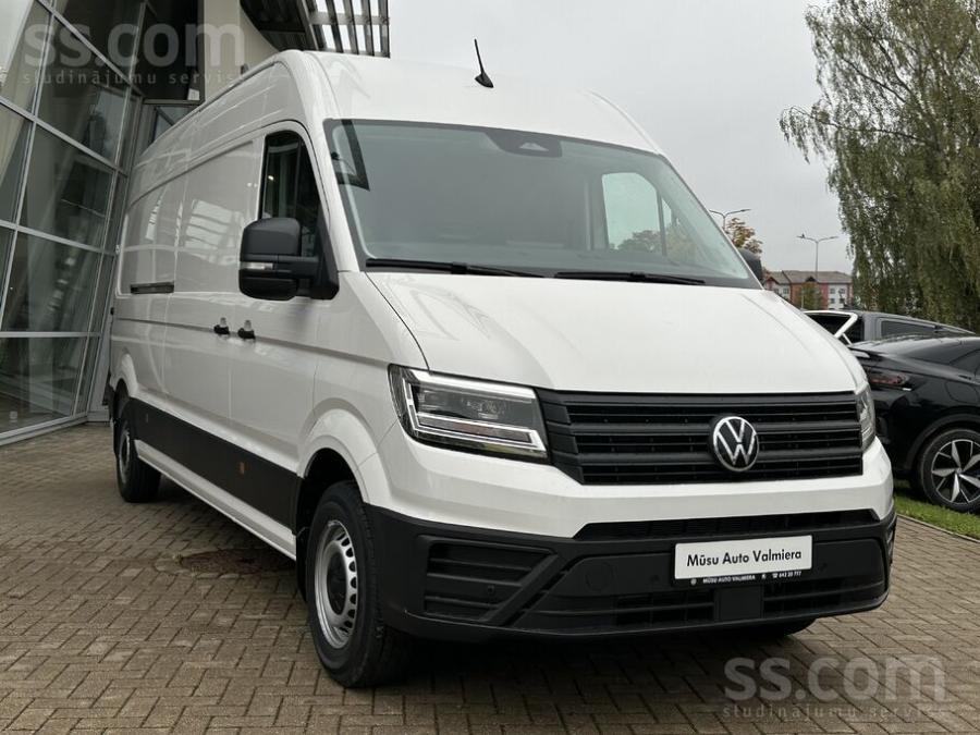 Balts Volkswagen Crafter 2024 Valmiera, ar dzinēja tilpumu 2.00 L un nobraukumu 12 tūkst. km par 42051 €, foto 2 vietnē AUTOMOTO.COM.LV