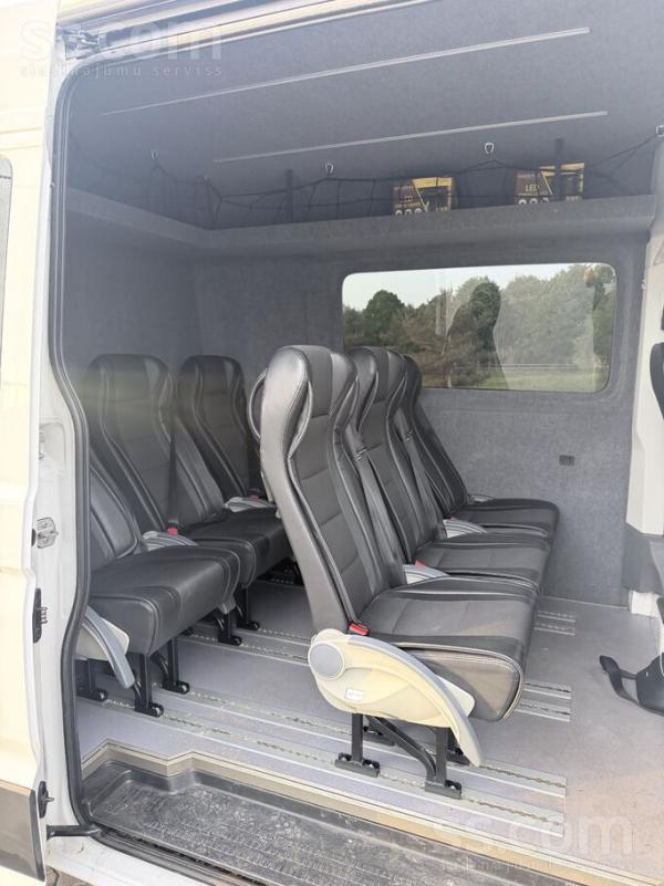 White Volkswagen Crafter 2024 in Liepaja, with an engine capacity of 2.00 L and mileage of 209 thousand km for 55995 €, photo 10 on AUTOMOTO.COM.LV