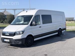 White Volkswagen Crafter 2024 in Liepaja, with an engine capacity of 2.00 L and mileage of 209 thousand km for 42995 €, photo 3 on AUTOMOTO.COM.LV