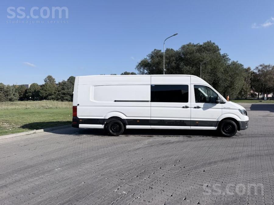 White Volkswagen Crafter 2024 in Liepaja, with an engine capacity of 2.00 L and mileage of 209 thousand km for 42995 €, photo 5 on AUTOMOTO.COM.LV