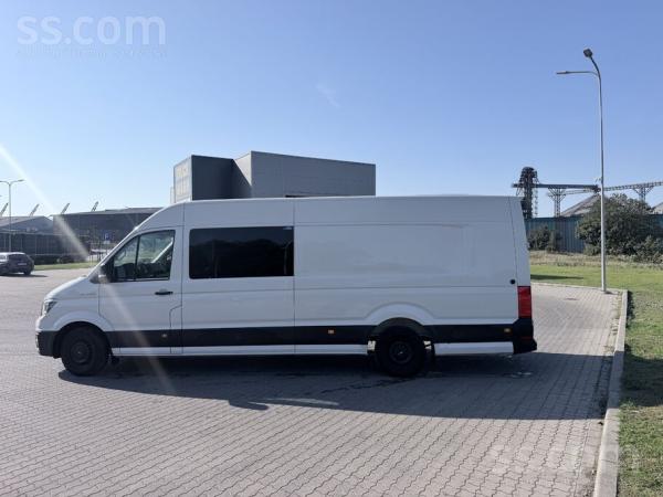 White Volkswagen Crafter 2024 in Liepaja, with an engine capacity of 2.00 L and mileage of 209 thousand km for 42995 €, photo 8 on AUTOMOTO.COM.LV