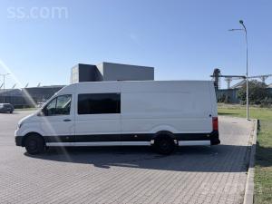 White Volkswagen Crafter 2024 in Liepaja, with an engine capacity of 2.00 L and mileage of 209 thousand km for 42995 €, photo 8 on AUTOMOTO.COM.LV