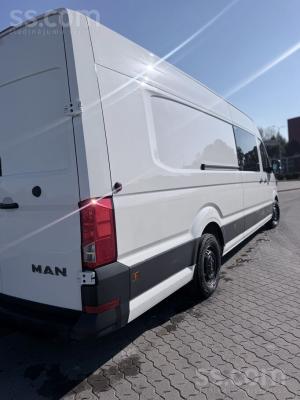 White Volkswagen Crafter 2024 in Liepaja, with an engine capacity of 2.00 L and mileage of 209 thousand km for 42995 €, photo 20 on AUTOMOTO.COM.LV