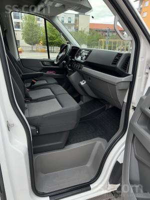 White Volkswagen Crafter 2024 in Riga, with an engine capacity of 2.00 L and mileage of 77 thousand km for 34700 €, photo 12 on AUTOMOTO.COM.LV
