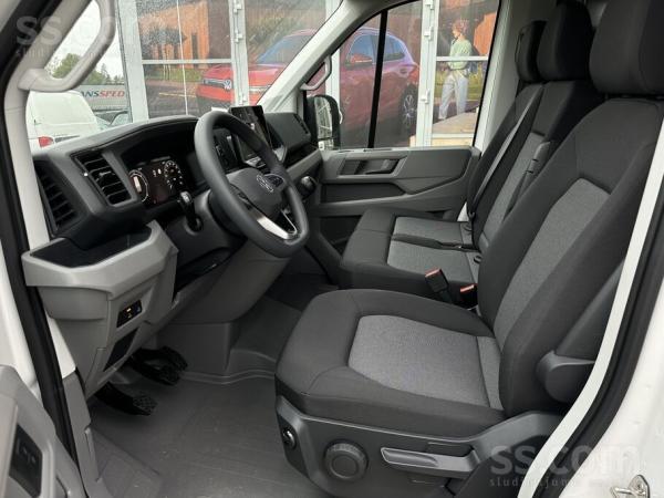 White Volkswagen Crafter 2024 in Valmiera, with an engine capacity of 2.00 L and mileage of 12 thousand km for 42000 €, photo 6 on AUTOMOTO.COM.LV