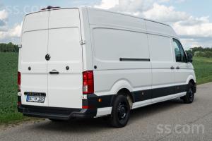 White Volkswagen Crafter 2024 in Cesis, with an engine capacity of 2.00 L and mileage of 69 thousand km for 36200 €, photo 4 on AUTOMOTO.COM.LV