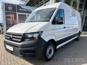 Balts Volkswagen Crafter 2025 Valmiera, ar dzinēja tilpumu 2.00 L un nobraukumu 8 tūkst. km par 41900 €, foto  vietnē AUTOMOTO.COM.LV