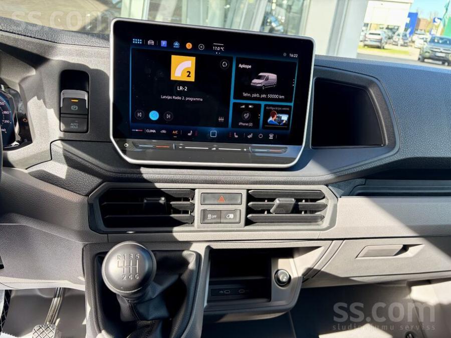 Balts Volkswagen Crafter 2025 Valmiera, ar dzinēja tilpumu 2.00 L un nobraukumu 8 tūkst. km par 41900 €, foto 13 vietnē AUTOMOTO.COM.LV