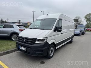 White Volkswagen Crafter 2025 in Riga, with an engine capacity of 2.00 L and mileage of 32 thousand km for 49900 €, photo  on AUTOMOTO.COM.LV
